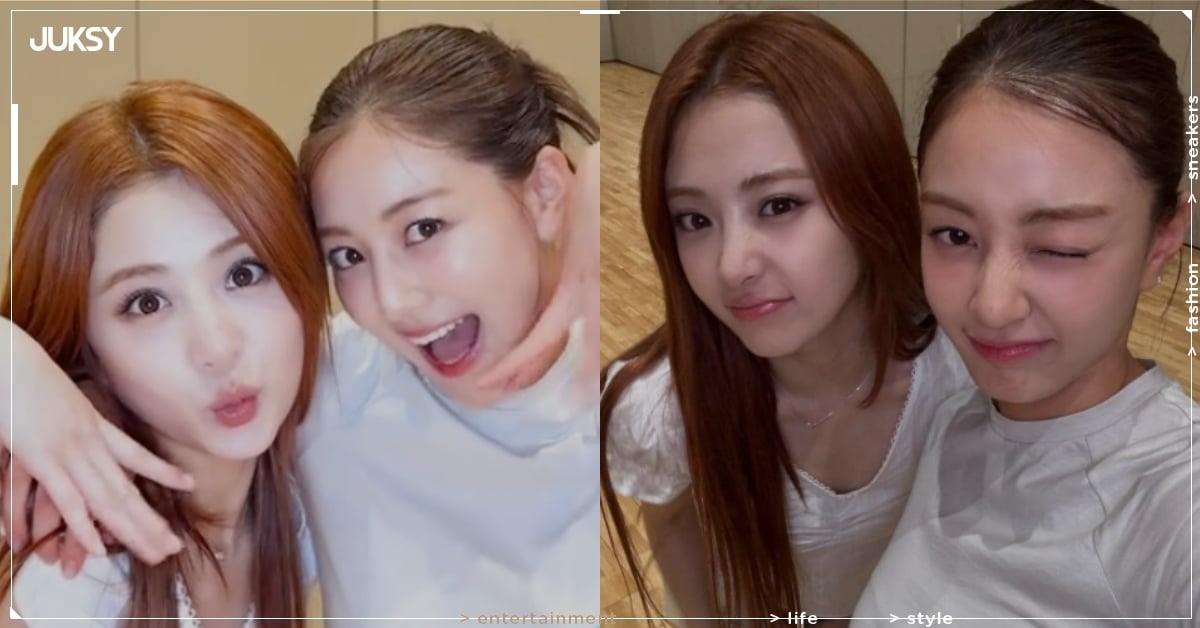 TWICE 志效、LE SSERAFIM 允眞同框，K-POP 「偽雙胞胎」合體影片瘋傳！ | JUKSY 街星