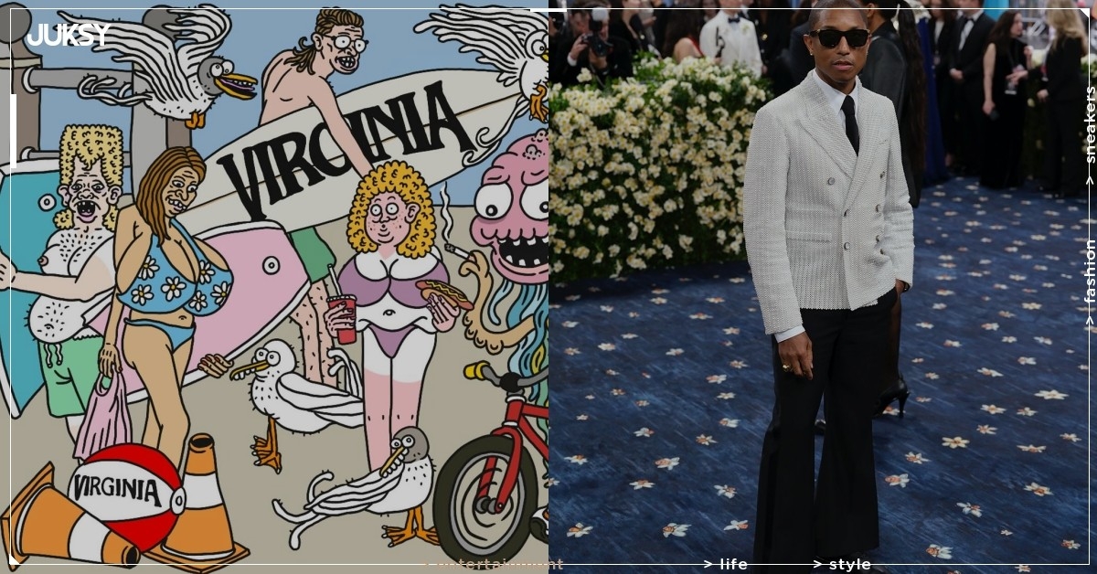 Pharrell Williams 推出全新 VIRGINIA 計畫！網羅音樂、時尚、設計的創作宇宙！ - JUKSY 街星