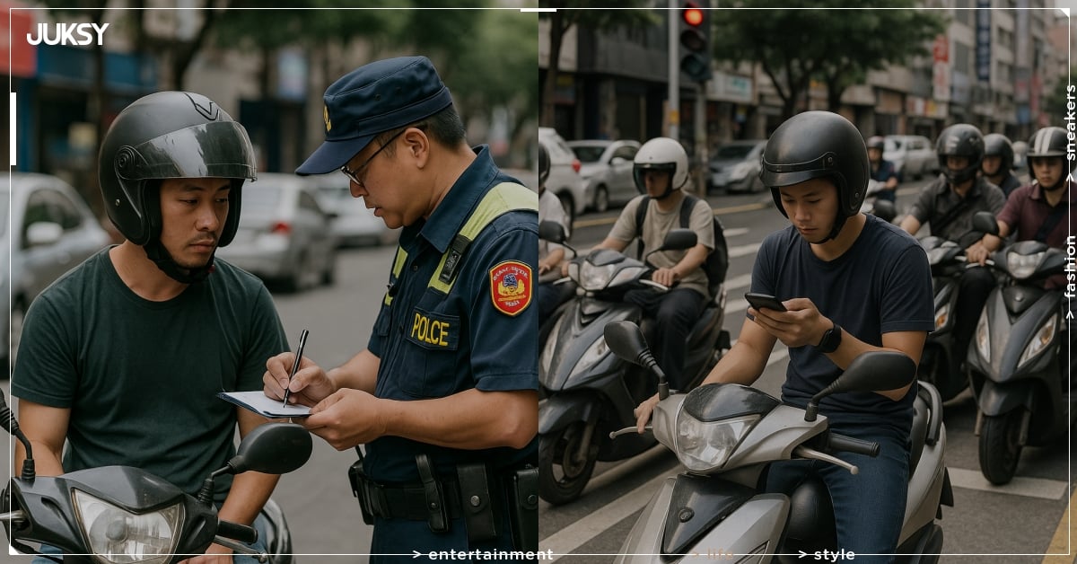 騎車滑手機罰多少？機車騎士停路邊看導航「忘熄火」遭罰 1000 元！ - JUKSY 街星