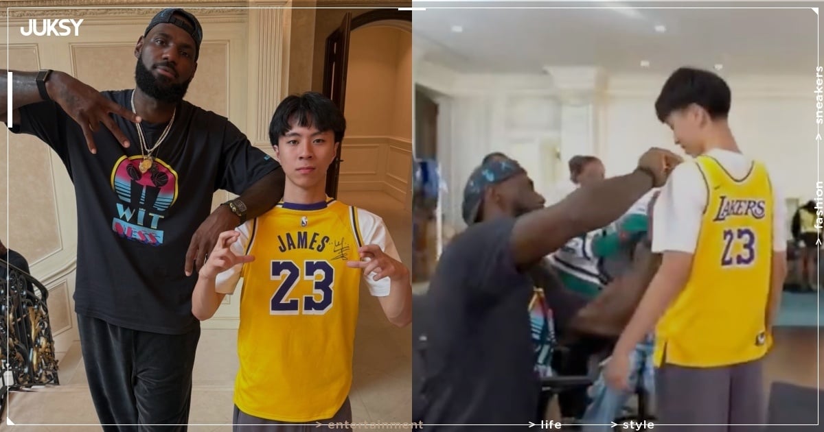 最強高中生 Ray 與詹皇 LeBron James 合體了！合照＋要簽名再度引網狂讚「Ray 生我夢！」 - JUKSY 街星