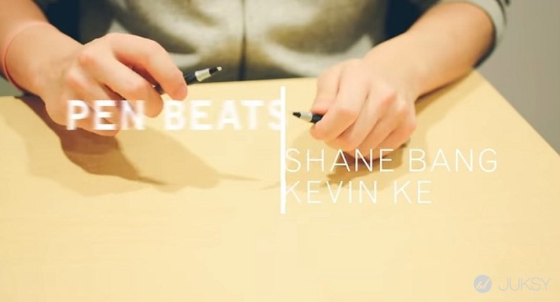 日本神乎其技的玩筆雙人組！ Pen Beats聽了都想跳舞 JUKSY 街星