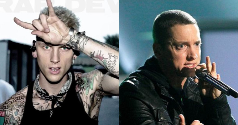 就他敢 diss back 饒舌之神！MGK 嘲諷阿姆「一年花幾百萬保鑣費的 Rapper 在撂狠話」！ | JUKSY 街星